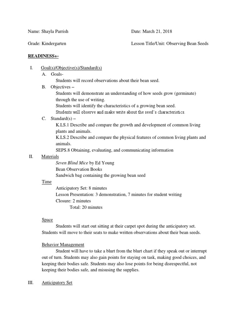 Science Lesson 2 | PDF | Books | Understanding