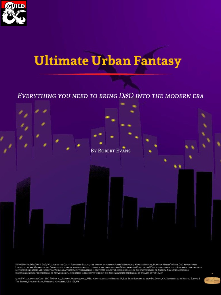 Utimate Urban Fantasy | PDF | Hacker Culture | Firearms