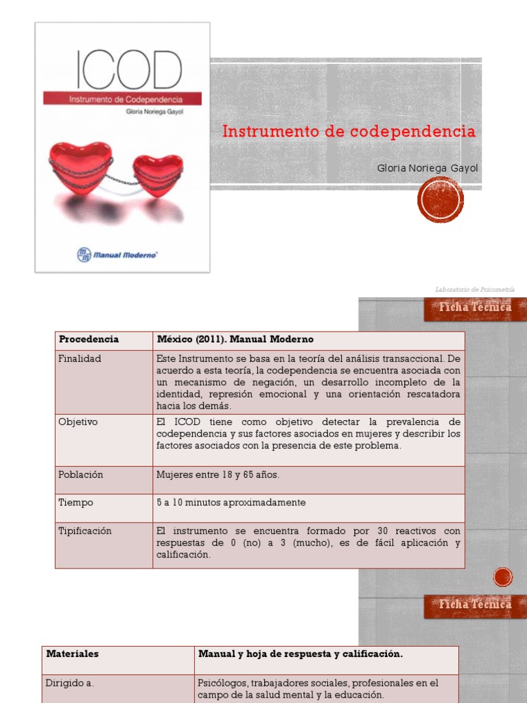 ICOD | PDF | Violencia doméstica | Validez (Estadísticas)