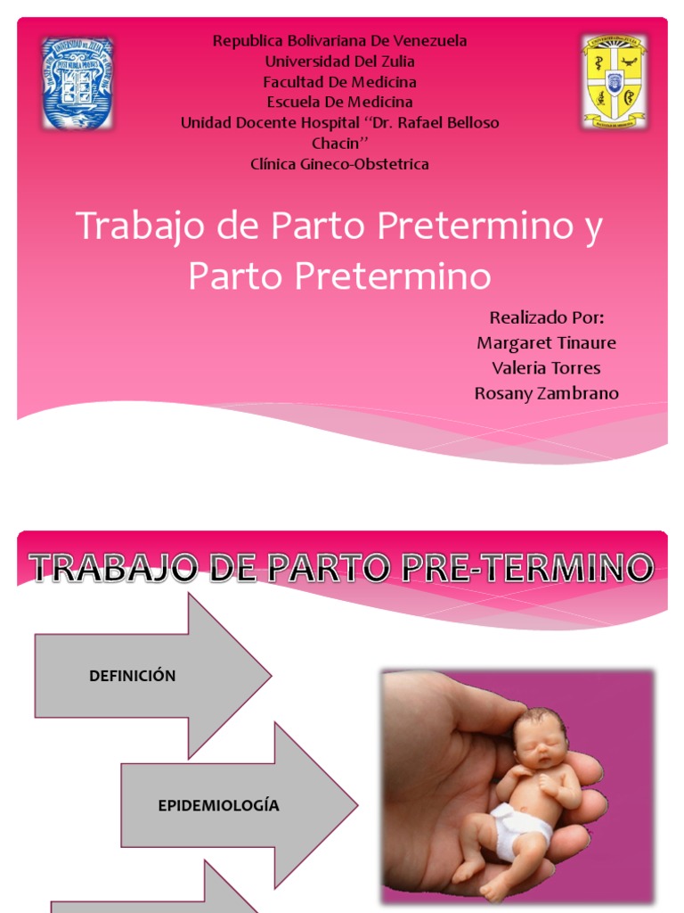 Trabajo de Parto Pretermino y Parto Pretermino | PDF | Parto prematuro ...