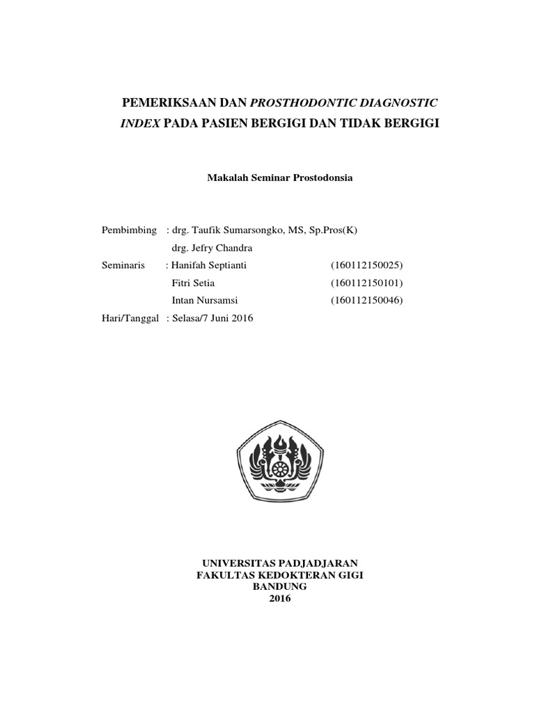 Makalah Seminar Prostho 060616 FIX PRINT | PDF