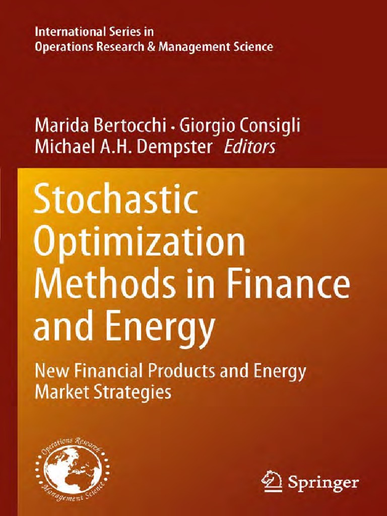 Stochastic Pdf Mathematical Optimization Utility