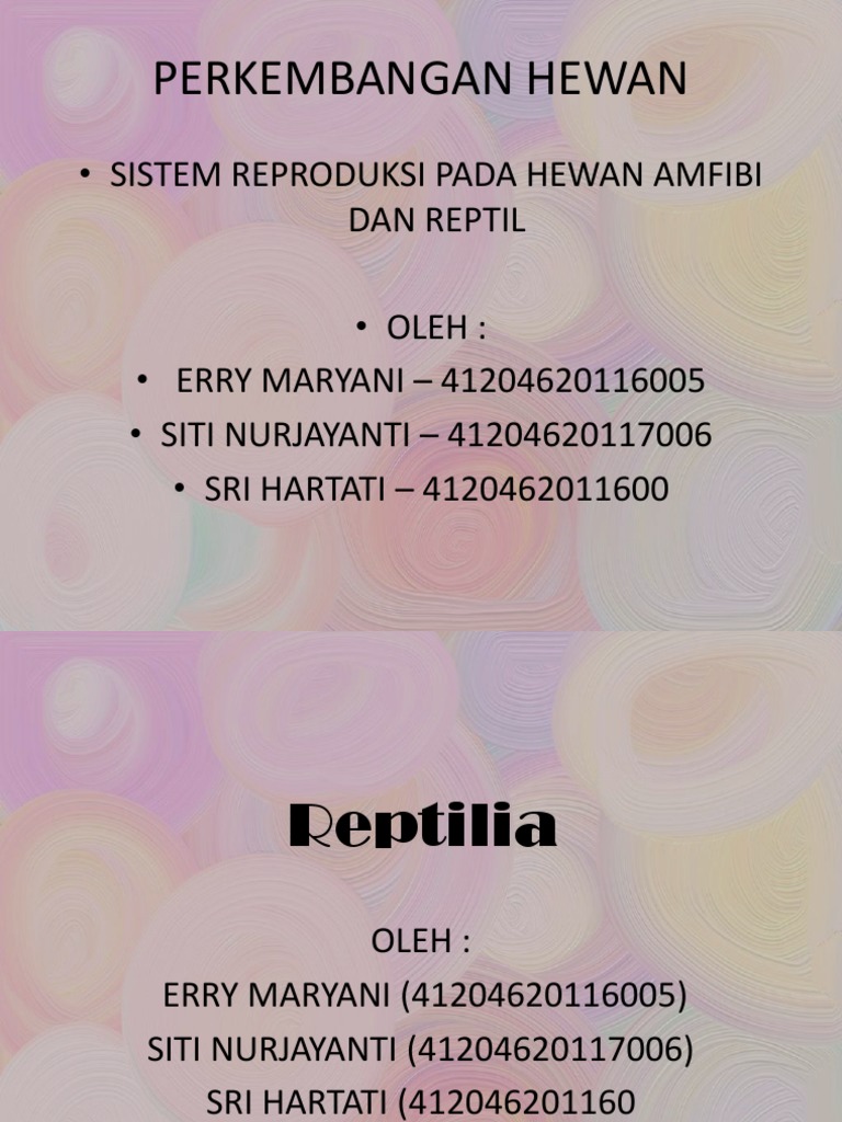 Reproduksi Reptill Dan Amfibi | PDF | Griya & Taman | Kesehatan Holistik
