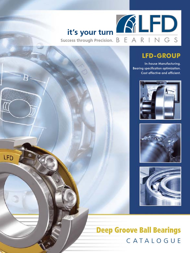 LFD Bearing-Catalogue Web PDF | PDF | Bearing (Mechanical ...