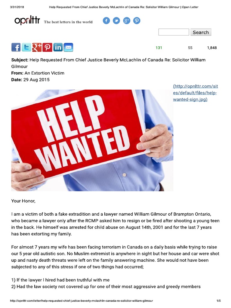 Atty. Bill Gilmour Complaint | PDF