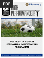 Weekly Football Training Schedule | PDF