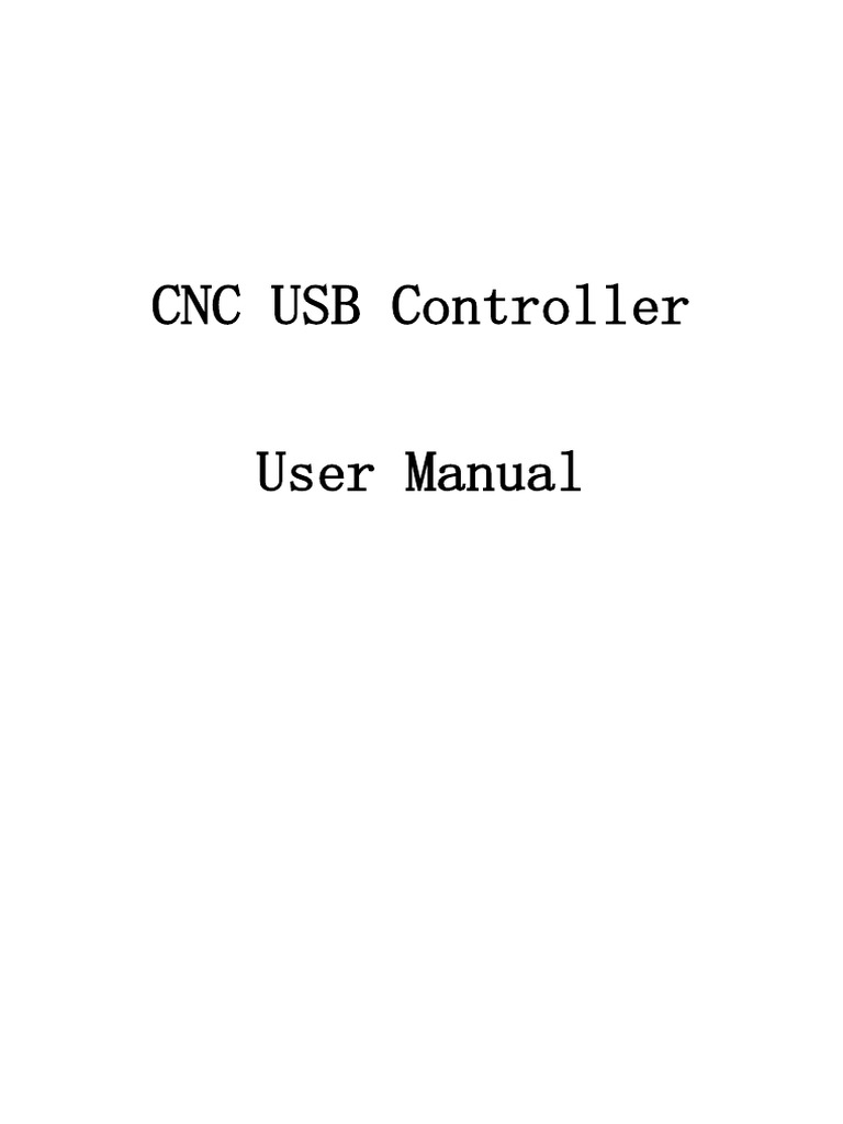 USB CNC Software Install Tutorial | PDF | Usb | Numerical Control