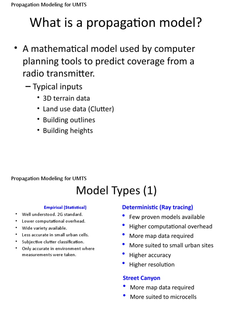 What Is A Propagation Model | PDF | Radio Propagation | Statistics