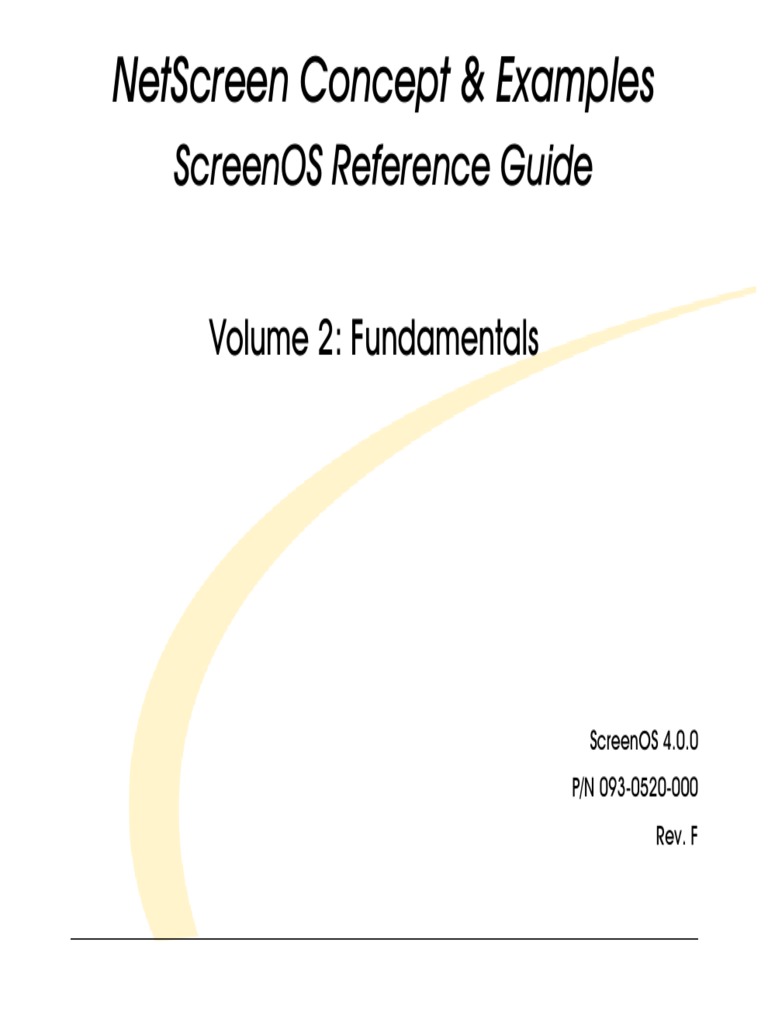 NetScreen Documentation | PDF | Dirección IP | Red de computadoras