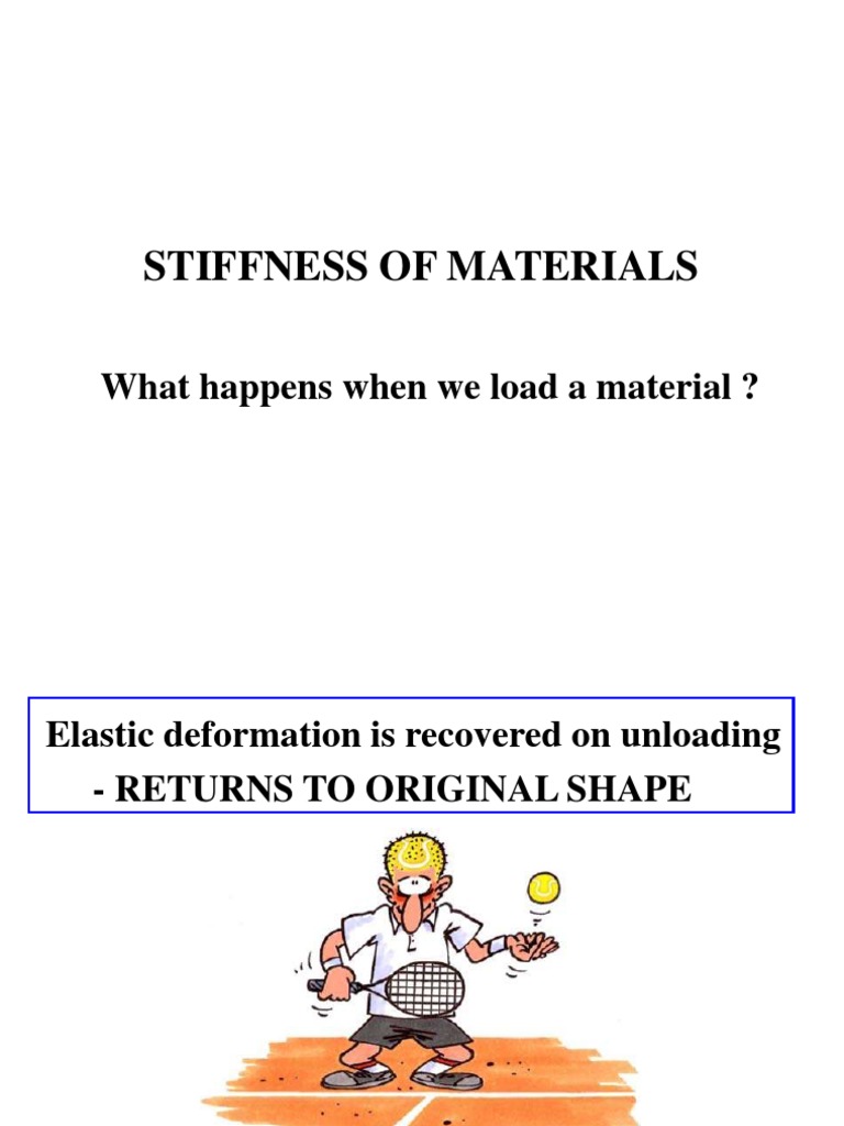Lecture 4 - Elastic Deformation and The Elastic Modulus | PDF ...