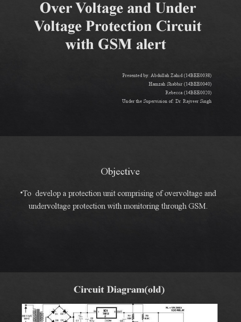 Over/Under Voltage Protection with GSM | PDF | Science & Mathematics