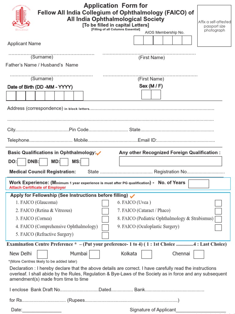 Faico | PDF | Ophthalmology | Doctor Of Medicine