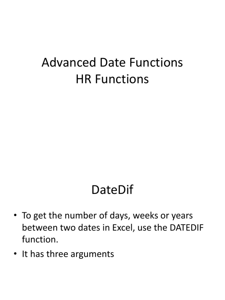 Lect 1 Advanced Date Functions | PDF | Workweek And Weekend | Holidays