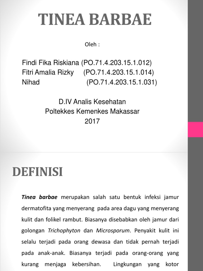 Tinea Barbae | PDF