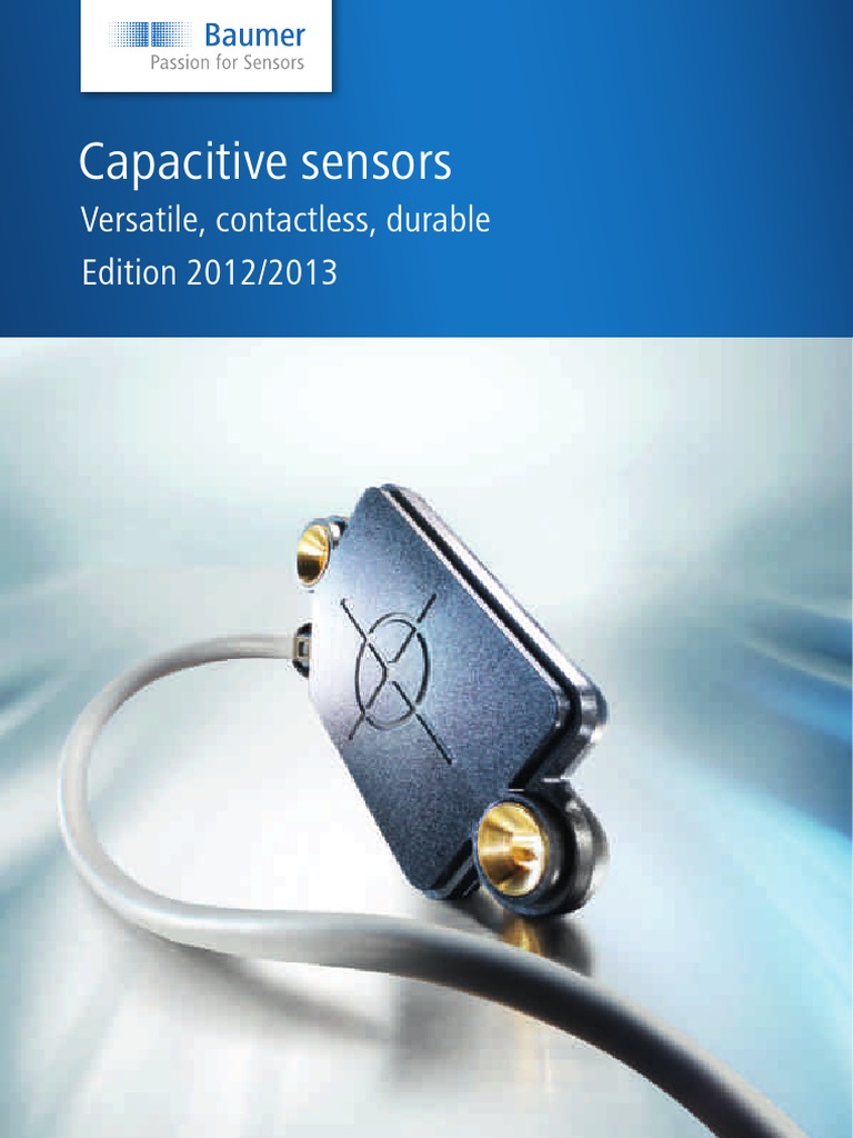 Baumer Capacitive Senson | PDF | Switch | Sensor