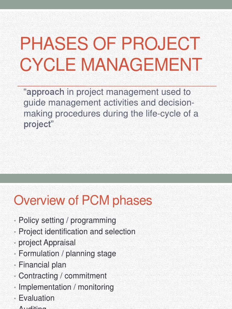 Phasesof Project Cycle MGT - Lesson 2 | PDF | Feasibility Study | Economies