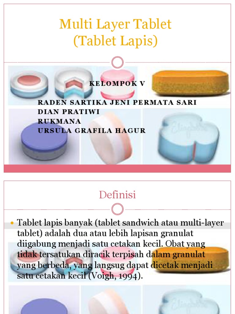 Multi Layer Tablet | PDF