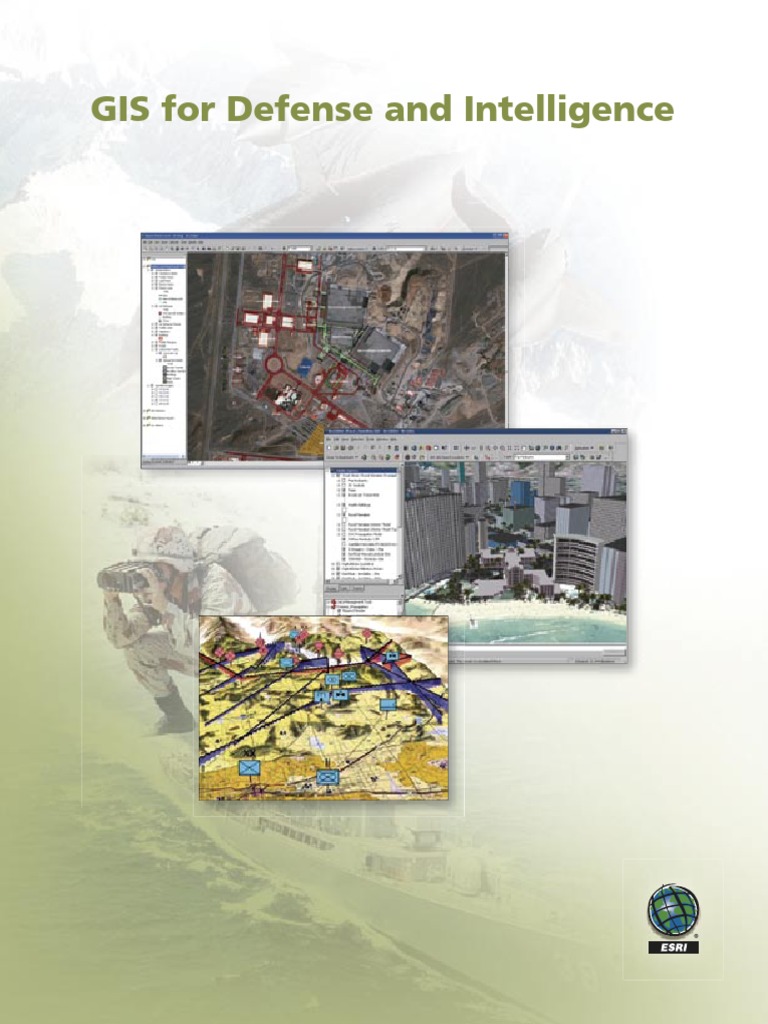 Gis For Defense PDF | PDF | Arc Gis | Geographic Information System