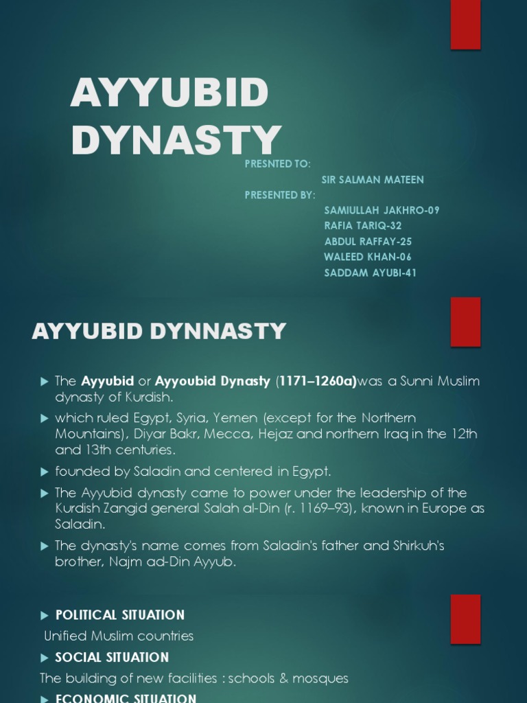Ayyubid Dynasty | PDF | Saladin | Qur'an