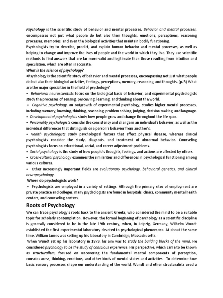 An Overview of the Foundations and Major Perspectives of Modern ...