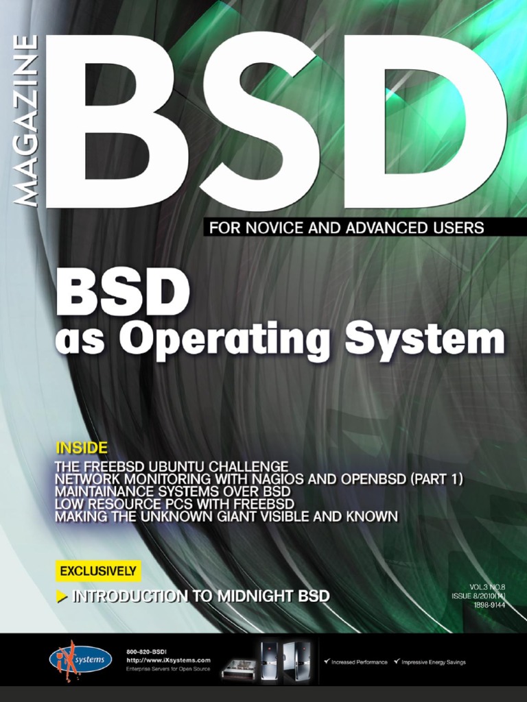 BSD As Operating System BSD 08 2010 | PDF