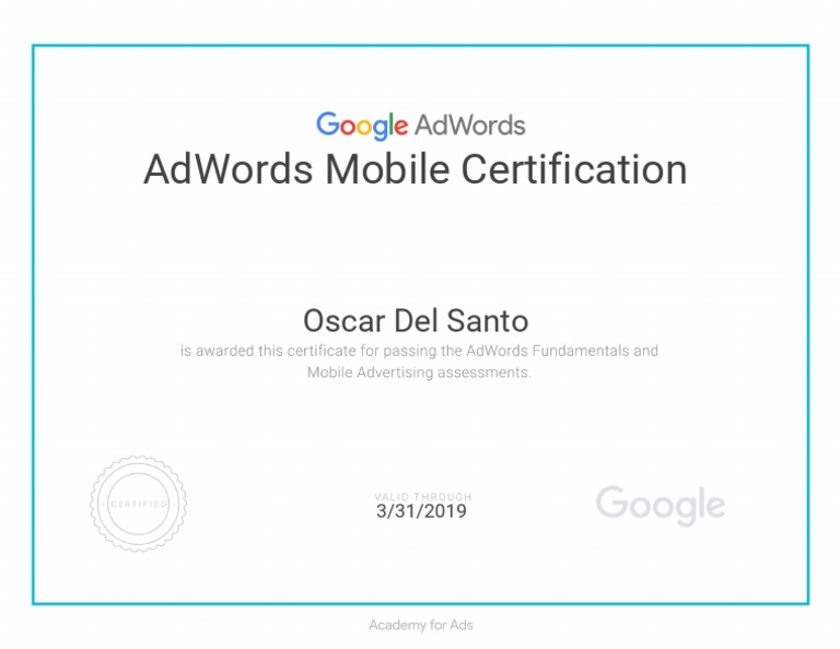 AdWords Mobile Certification Guide | PDF | Online Databases | Hypertext