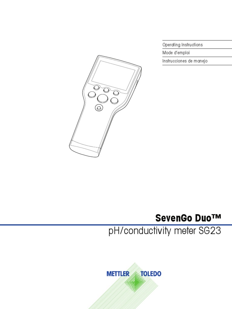 SG23 Manual | PDF | Ph | Buffer Solution