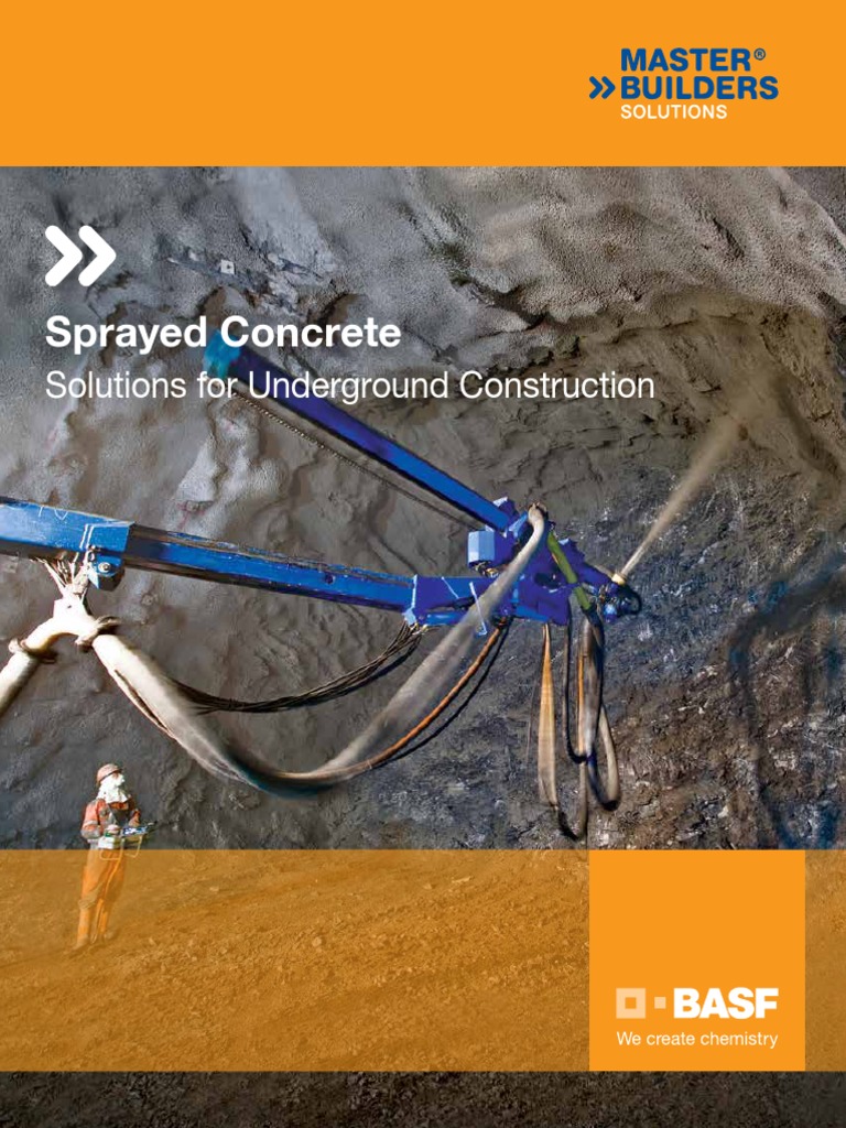 Sprayed Concrete: Solutions For Underground Construction | PDF ...