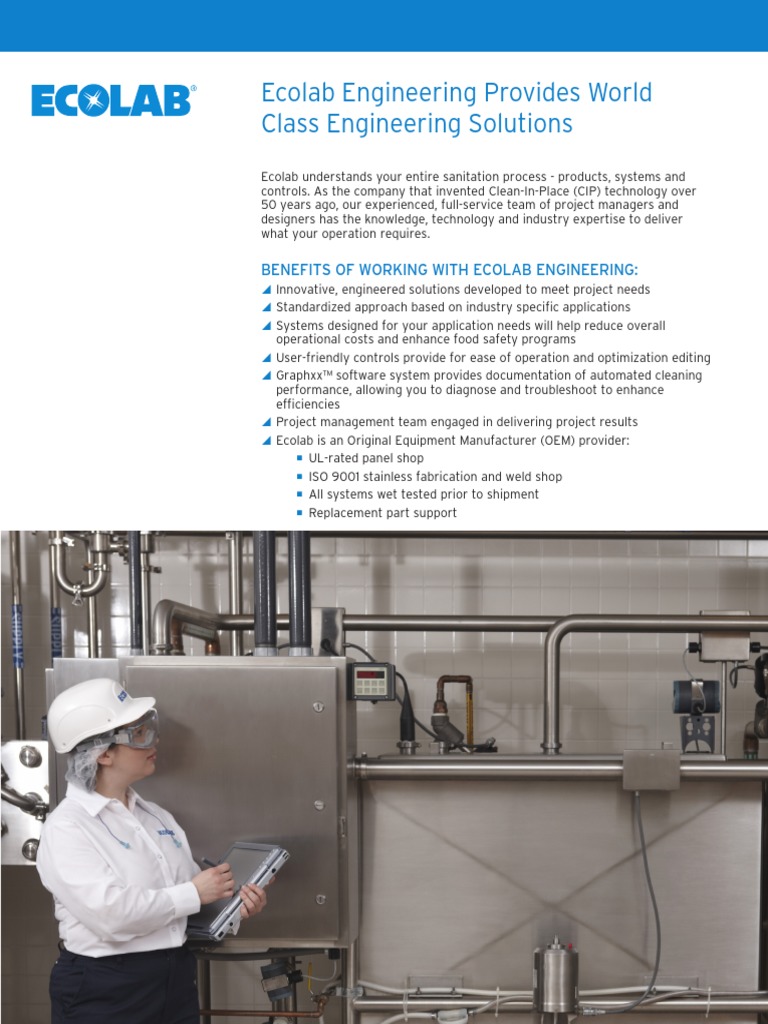 Ecolab Engineering | PDF | Automation | Engineering