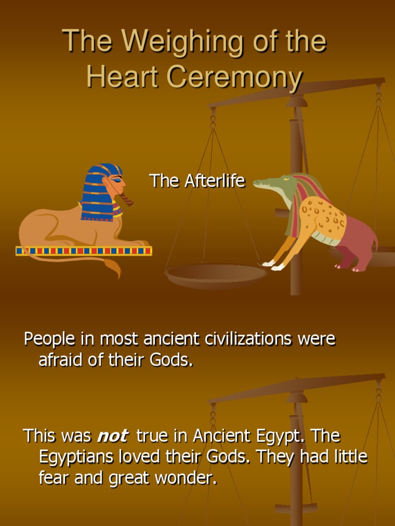 Weighing of the Heart in Ancient Egypt | PDF