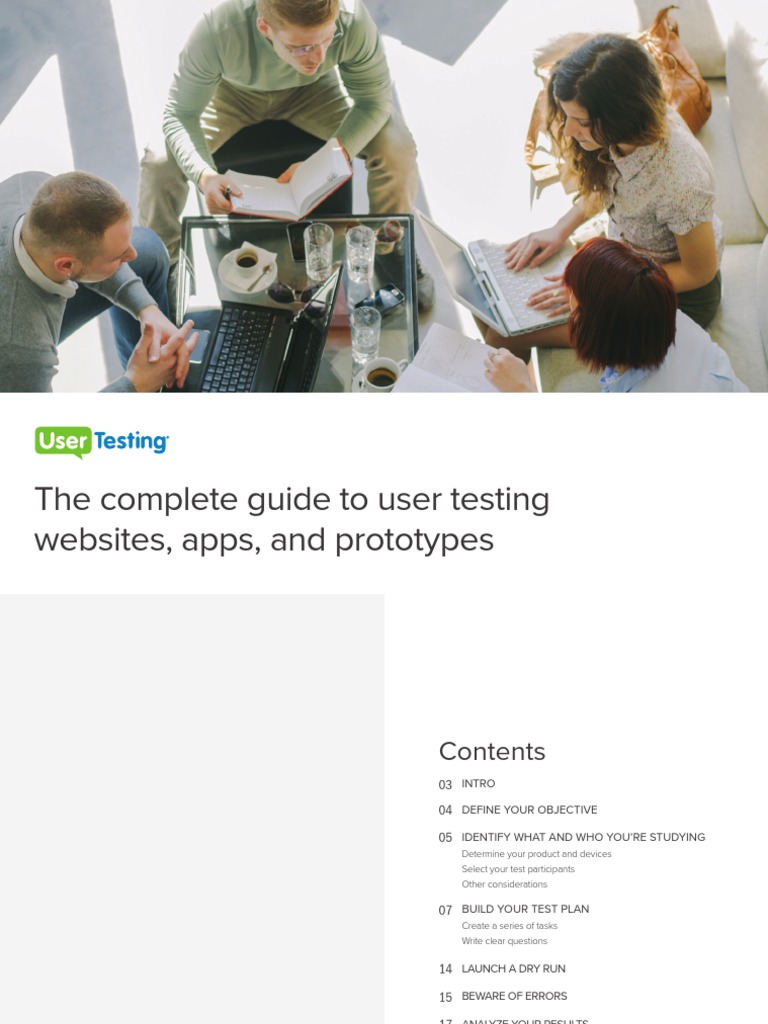 UT Complete Guide To User Testing | PDF | Usability | Question