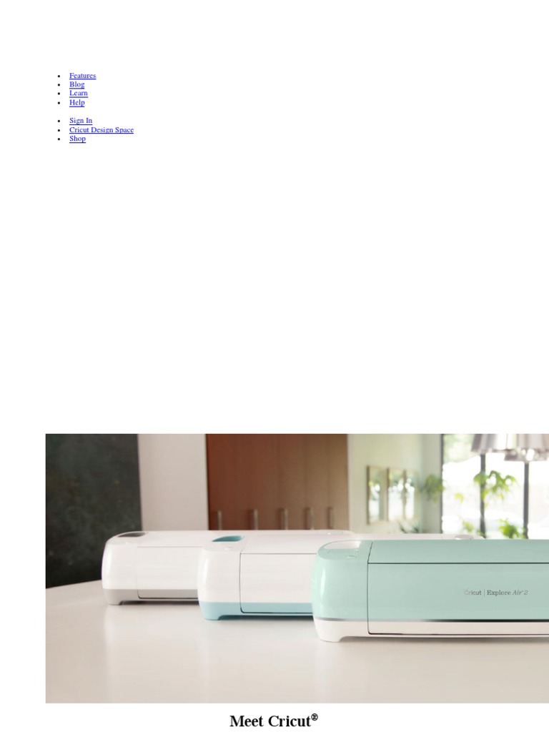 Meet Cricut® | PDF