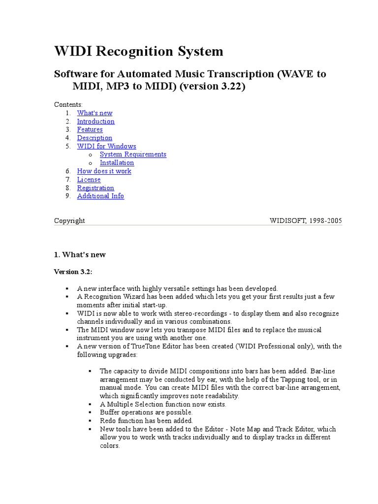 WIDI Recognition System | PDF | Microsoft Windows | Command Line Interface