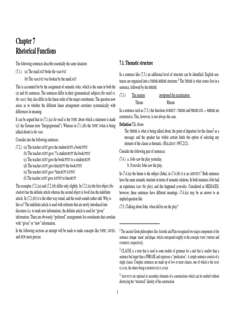 Cleft | PDF | Subject (Grammar) | Clause