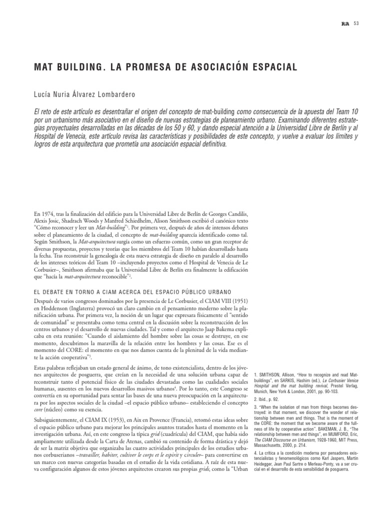 Mat Building PDF | PDF | Ciudad | Diseño