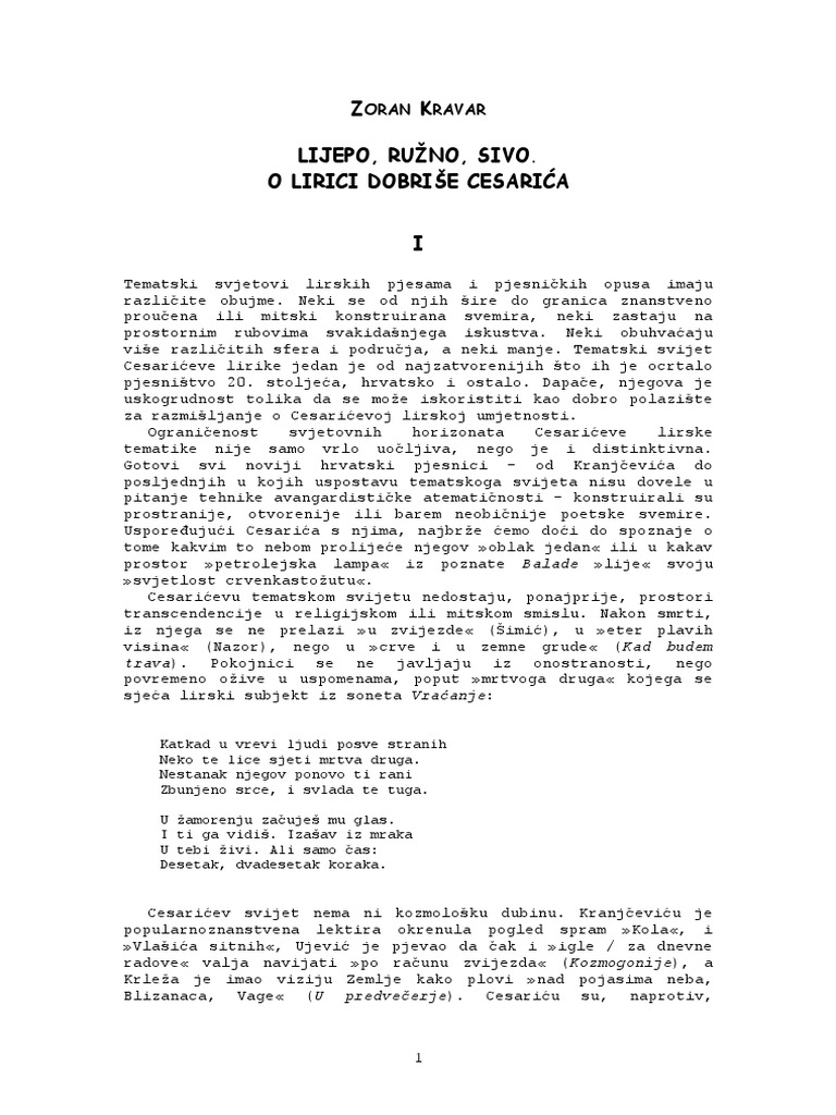 Cesaric | PDF