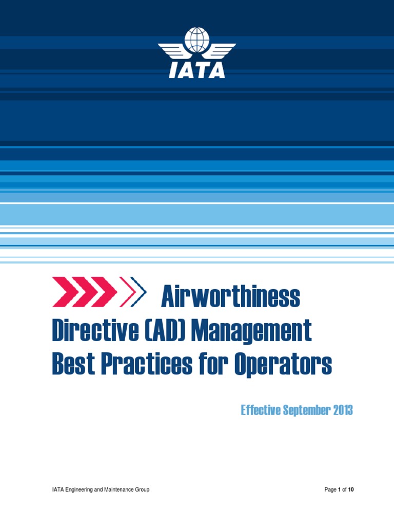 Airworthiness Directive MGMT | PDF | Business Process | Performance ...
