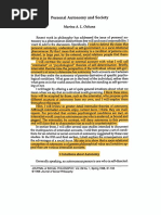 Kant's Principles of Autonomy Explained | PDF | Autonomy | Immanuel Kant