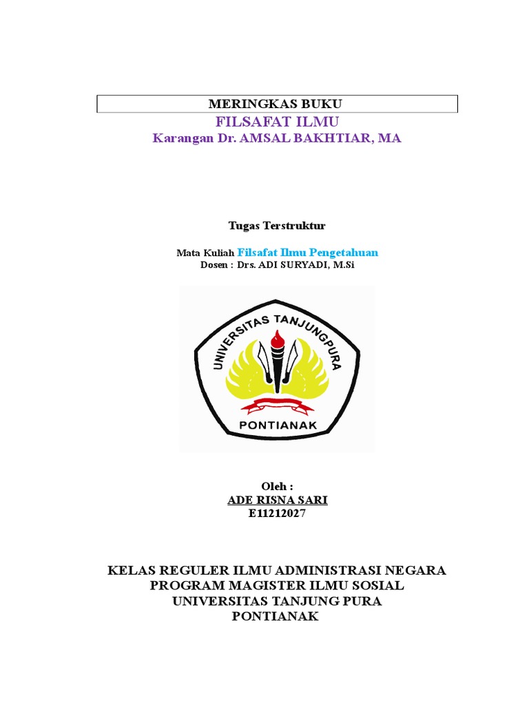 Cover Tugas FI Meringkas Buku | PDF