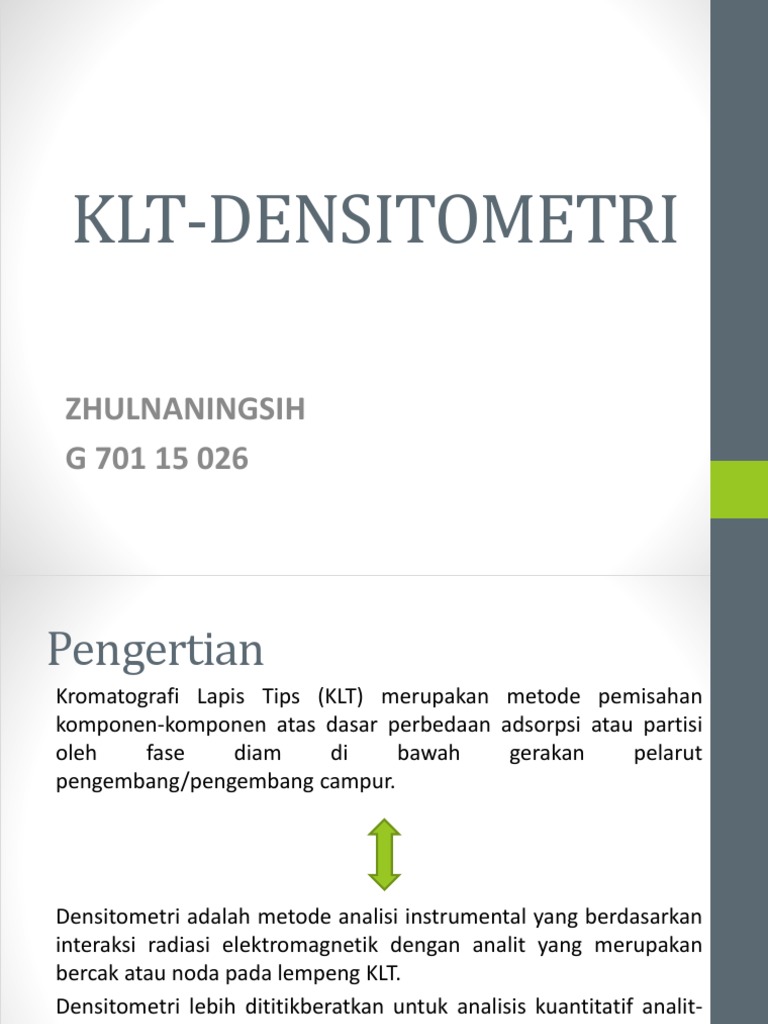KLT Densitometri | PDF