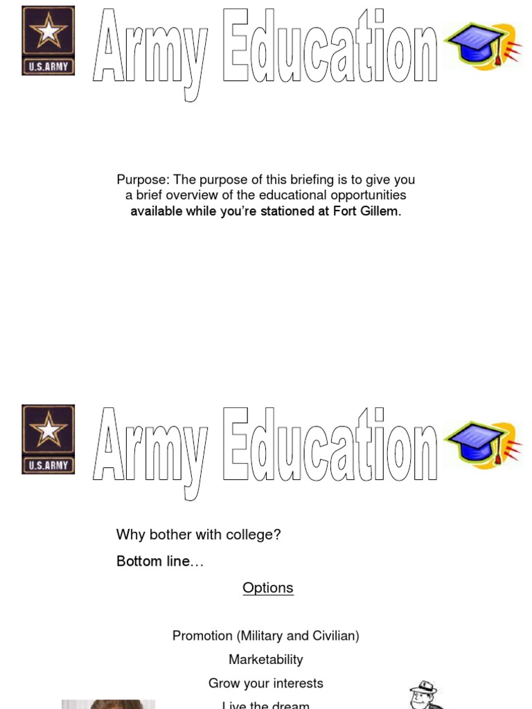 Army Education | PDF | Bachelor's Degree | College