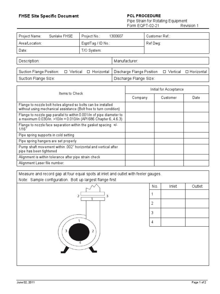 EQPT-02-21 Pipe Strain For Rotating Equipment | PDF | Pipe (Fluid ...