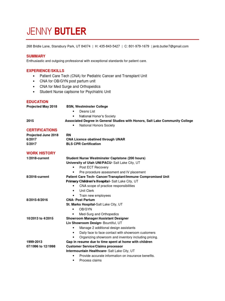 Resume 2018 | PDF
