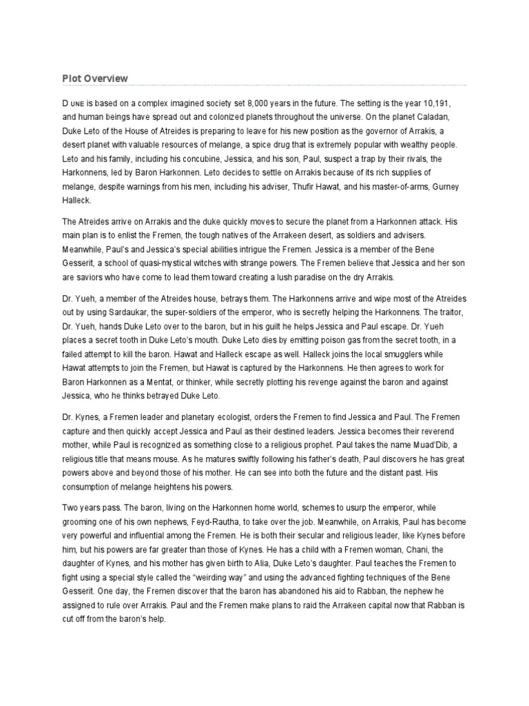 Dune | PDF | Dune (Franchise) | Dune (Novel)