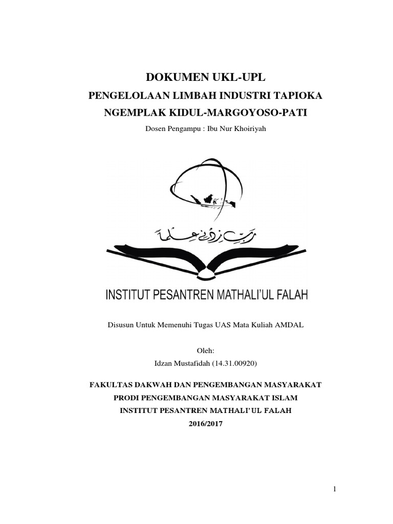 Tugas Uas Amdal Fix | PDF