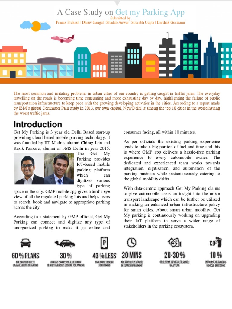 Digitizing Parking Infrastructure: A Case Study on Get My Parking App ...