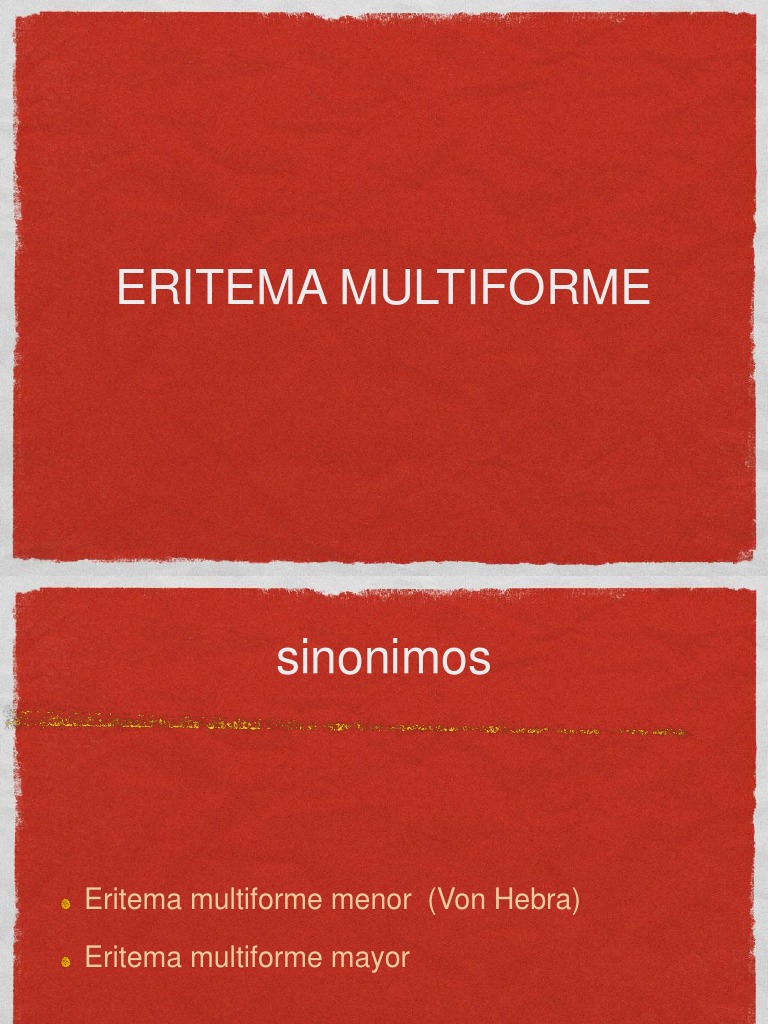 Eritema Multiforme | PDF