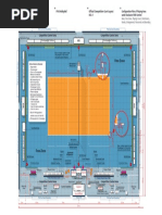 FIVB VB Official Court Layout 2014 | PDF | Sports | Team Sports