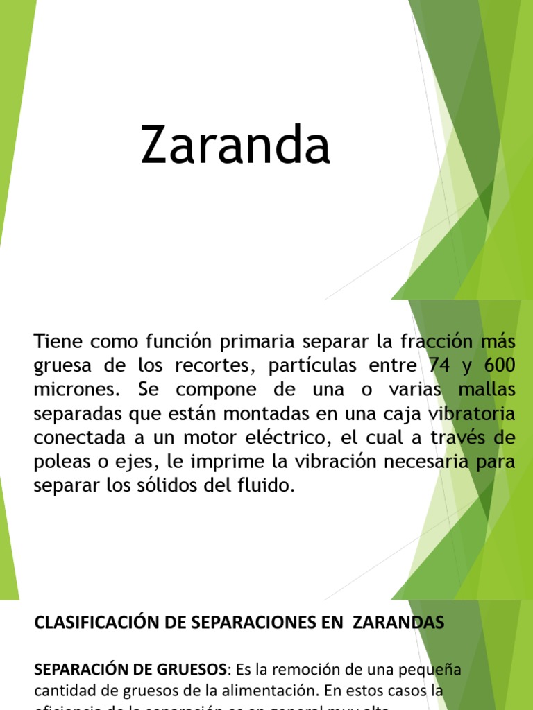 Zaranda | PDF
