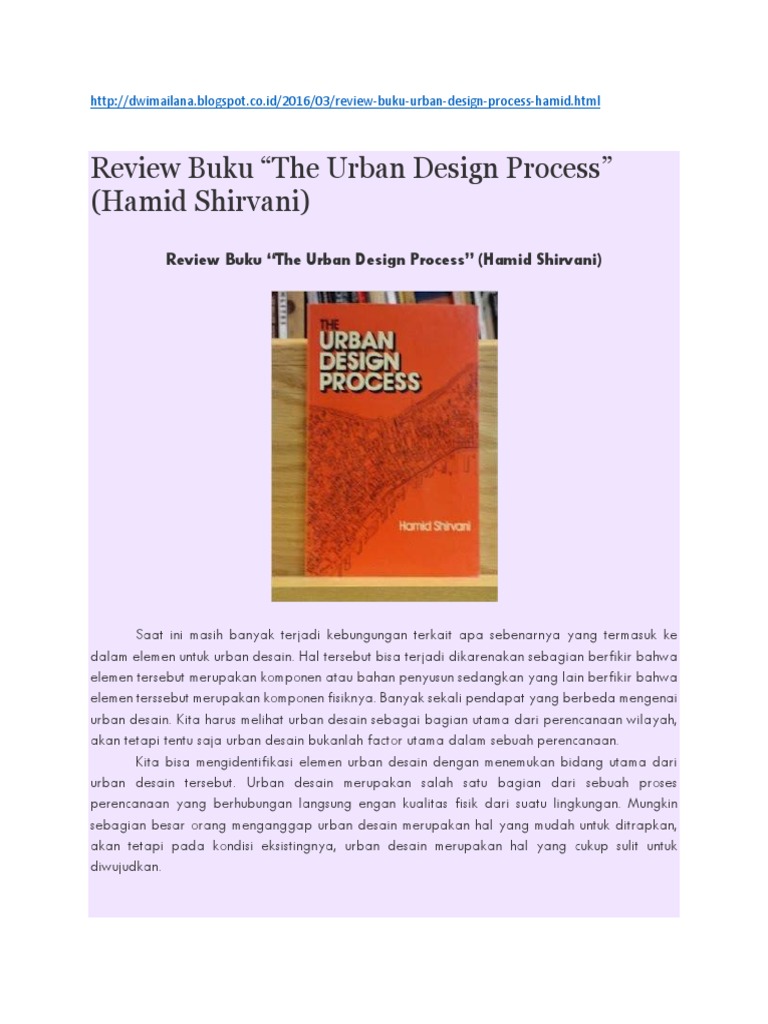 Review - The Urban Design Process | PDF